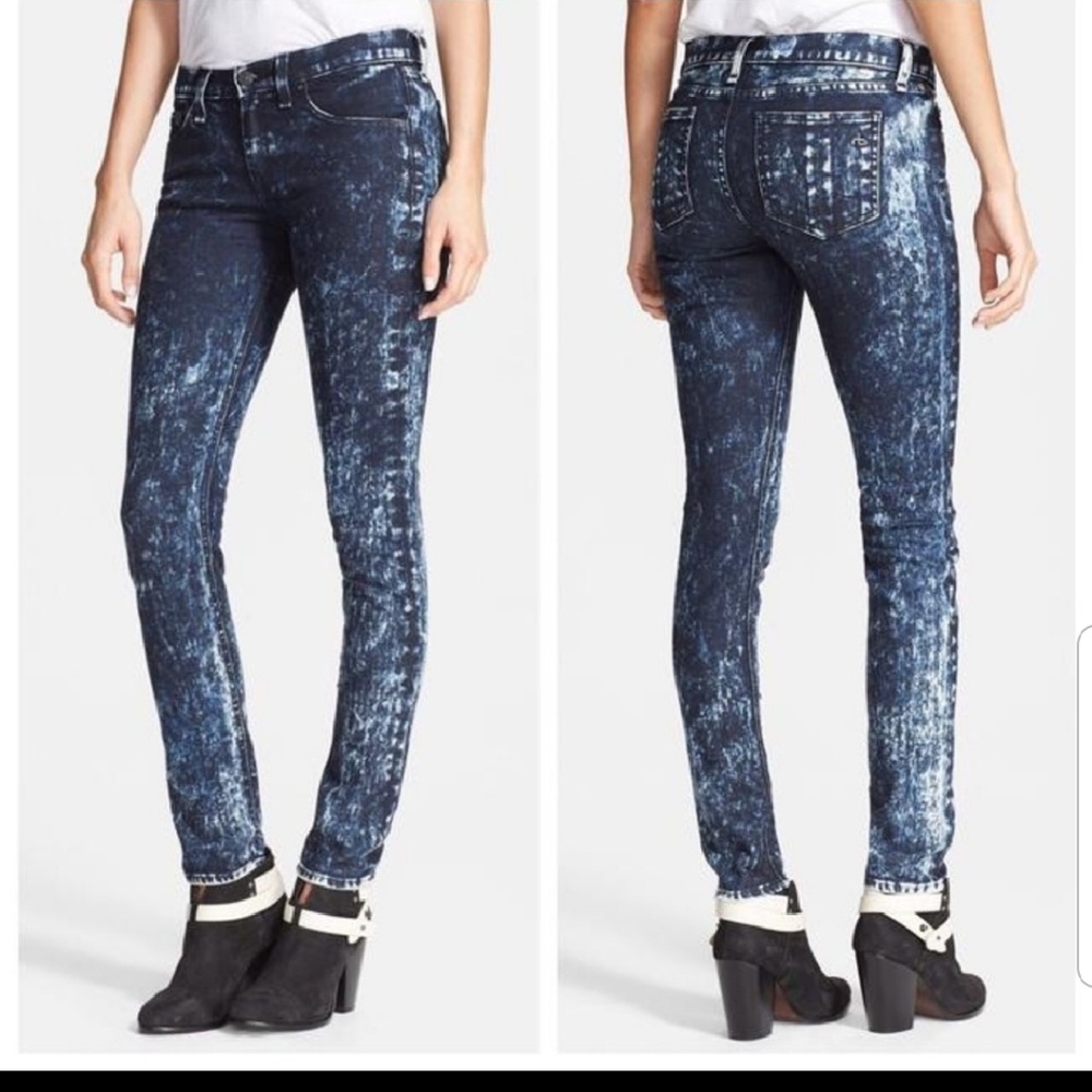 Rag & Bone Acid Wash Jeans - Gem